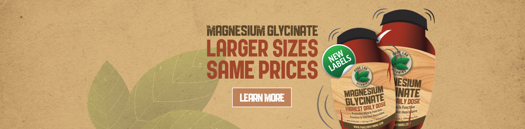 Magnesium Glycinate - Chronic Muscle Pain - Pure Lab Vitamins